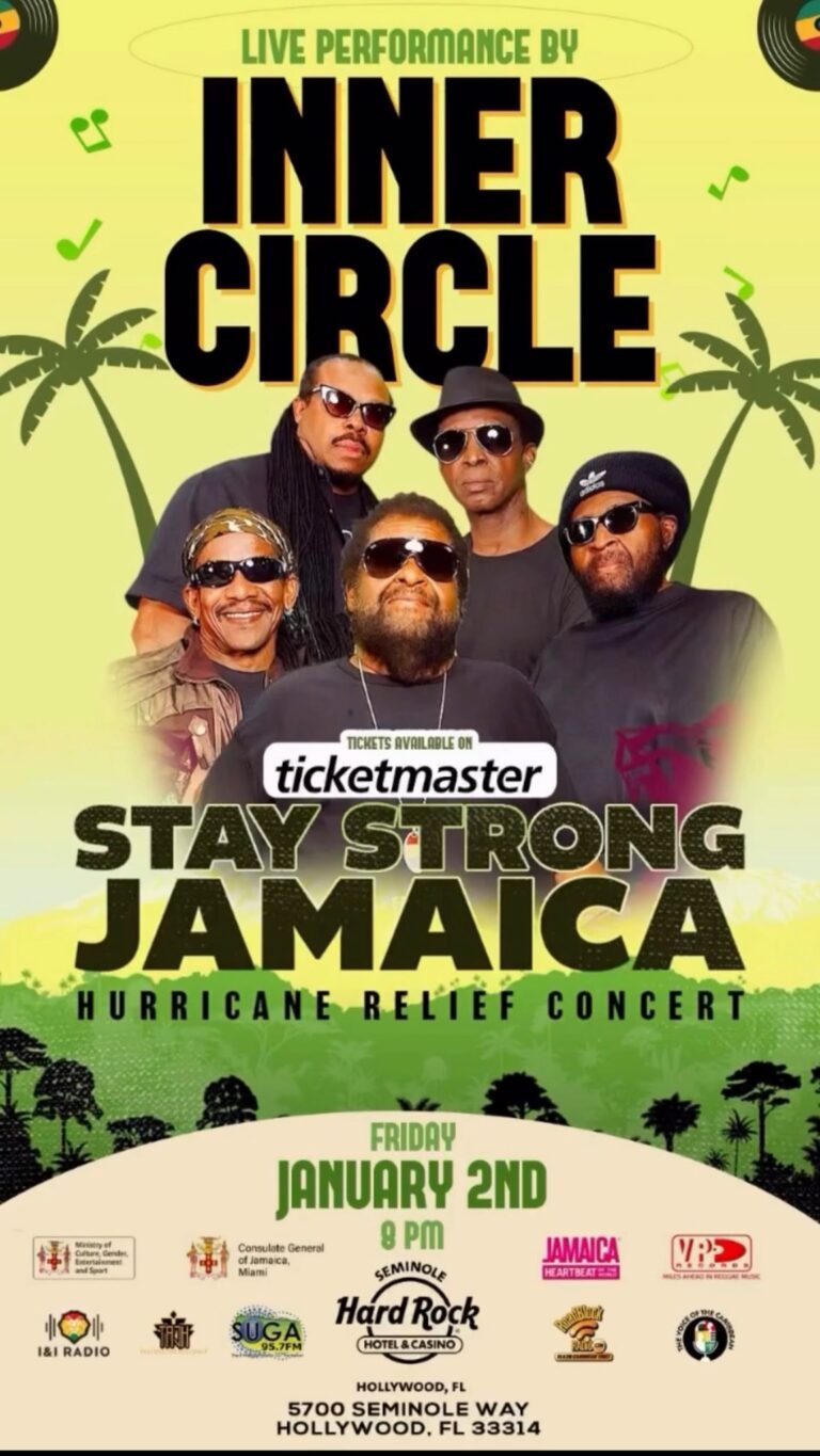 New Song by Inner Circle "Stay Strong" - Jamaica benefit concert